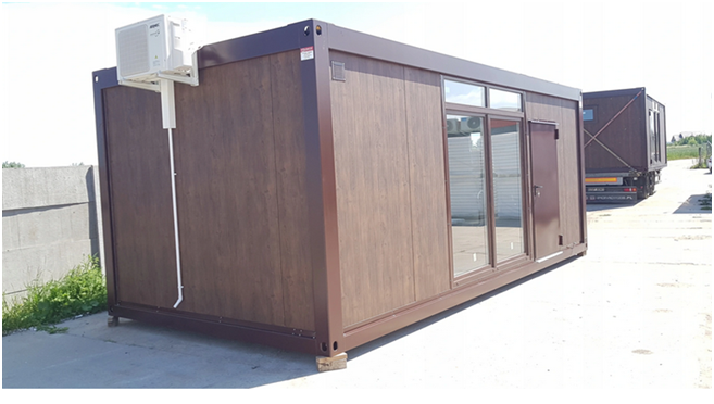 Conteneur polyvalent pour espace de travail et habitation modulaire ...